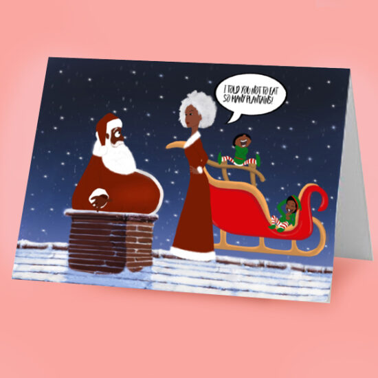 African American Christmas E-Cards - Black Christmas E-Cards - Doria Adoukè